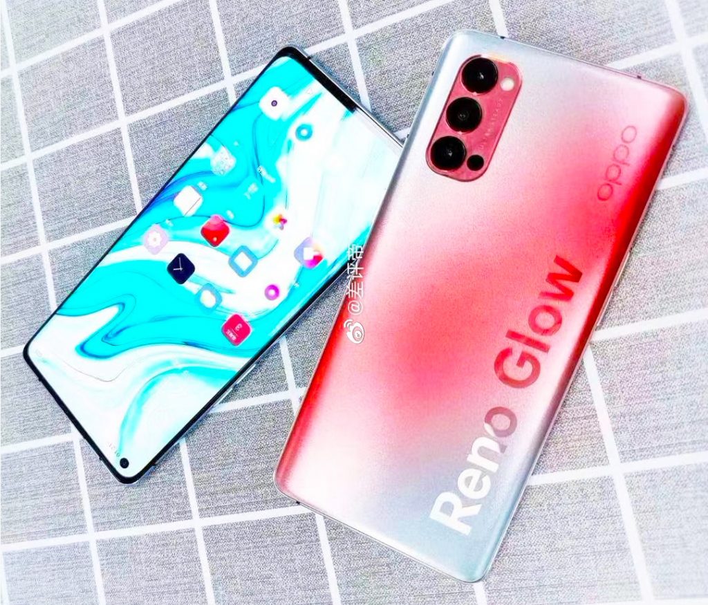 Oppo Reno4 Pro renders have leaked in black and white before launch