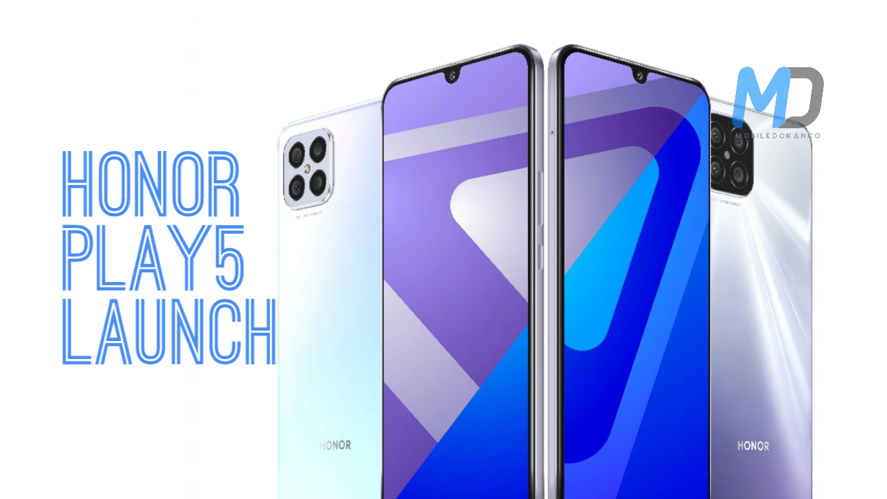 Honor Play5 launched with 64MP, 66W Charger and Dimensity 800U