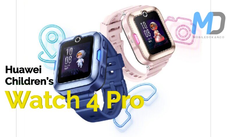 Huawei reveals the Children’s Watch 4 Pro priced at ¥998 ($154)