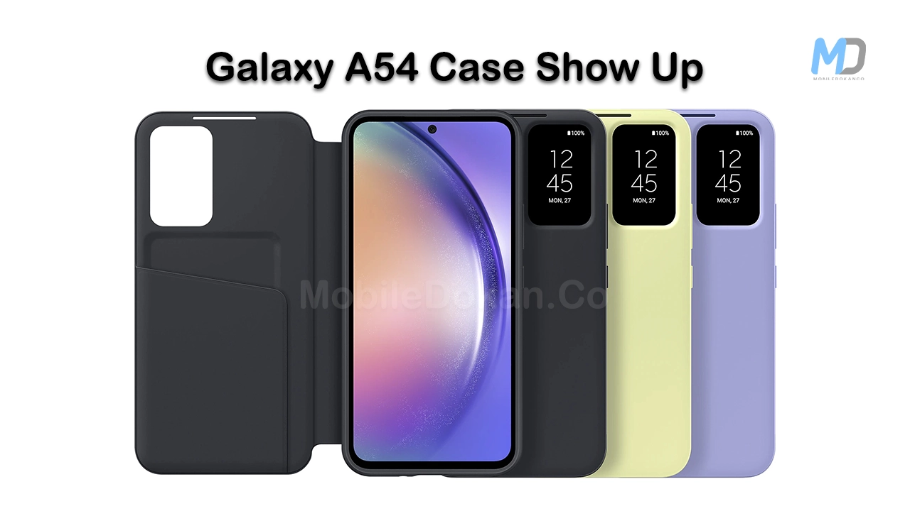 Samsung Galaxy A54 case officially leaked, launch date coming soon