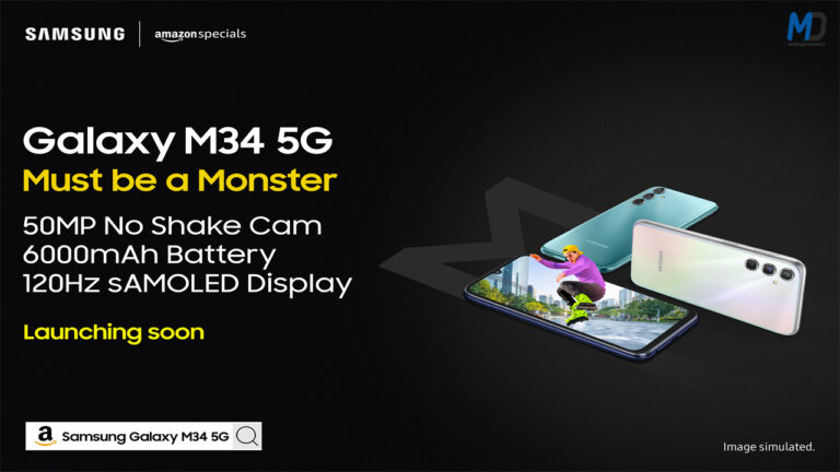 Samsung Galaxy M34 5G render tipped with Indian Price and RAM variants ...