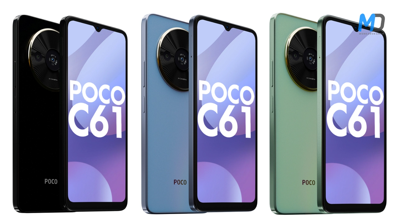 Poco C61 Specifications, Pricing, and render reveals ahead of launch | MobileDokan